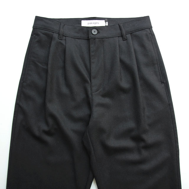 parages / Double Pleats Wool Pants - Fuzz 東京 新宿