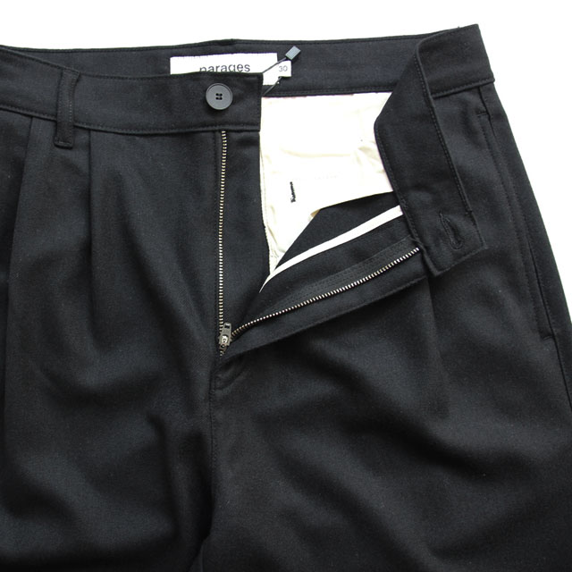 parages / Double Pleats Wool Pants - Fuzz 東京 新宿